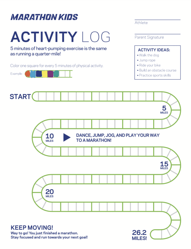Free Printable Activity Log