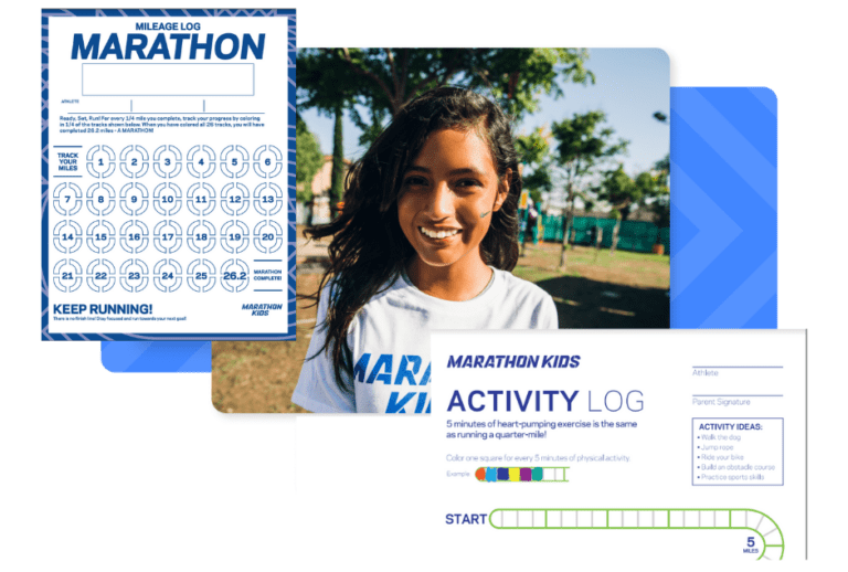 Marathon Kids mission is focused on getting kids active for a lifetime